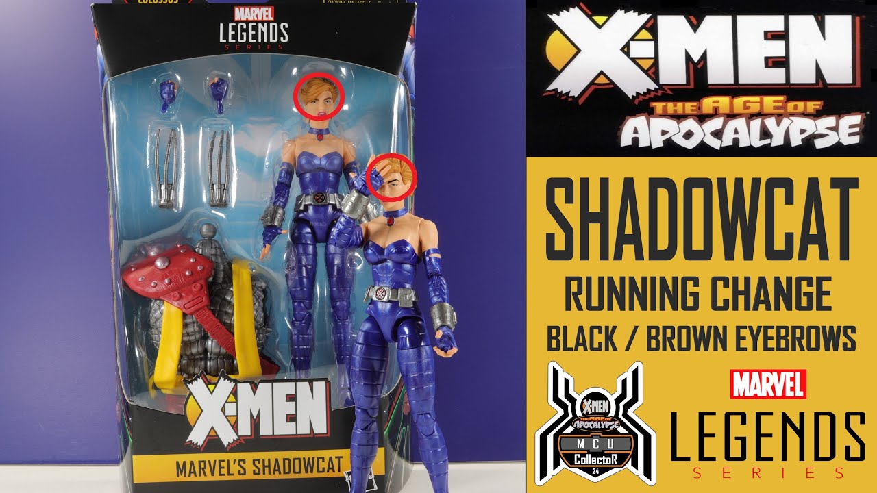 Marvel Legends SHADOWCAT Running Change Variant Kitty Pryde Xmen Age of ...