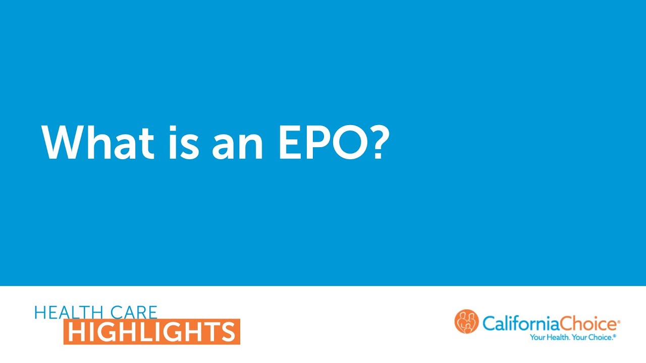 Health Care Highlights: What is an EPO? - YouTube