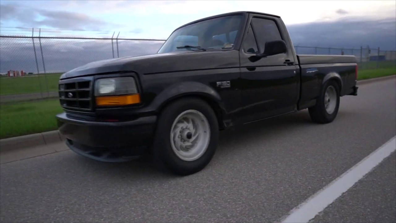 Rolling Burnout on a 1st Gen Lightning - YouTube