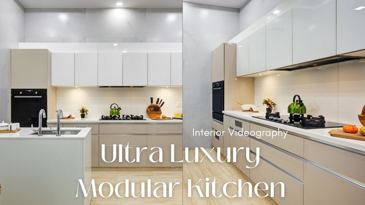 Ultra Luxury Modular Kitchen in Small Space | Commercial Interior ...
