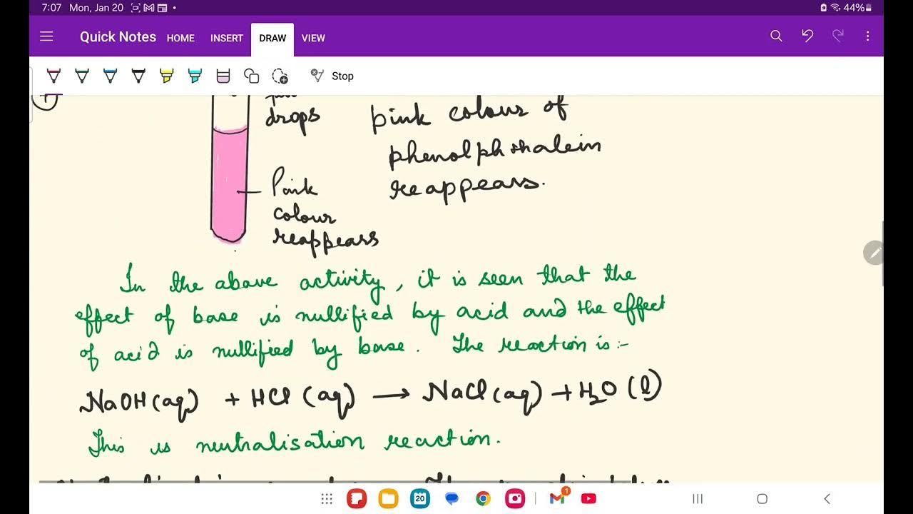 How do Acids react with Bases( Acids, bases and Salts) - YouTube