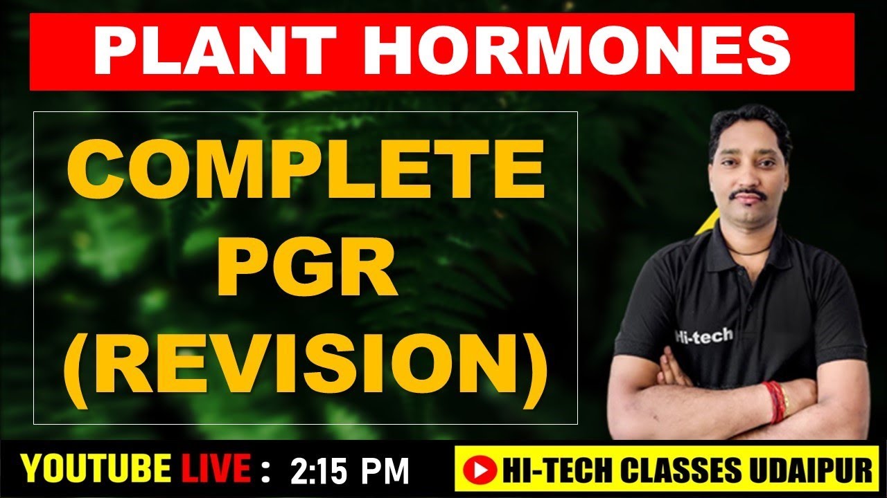 Complete PGR #Plant Hormones (Part - 2) || Revision Class|| All ...
