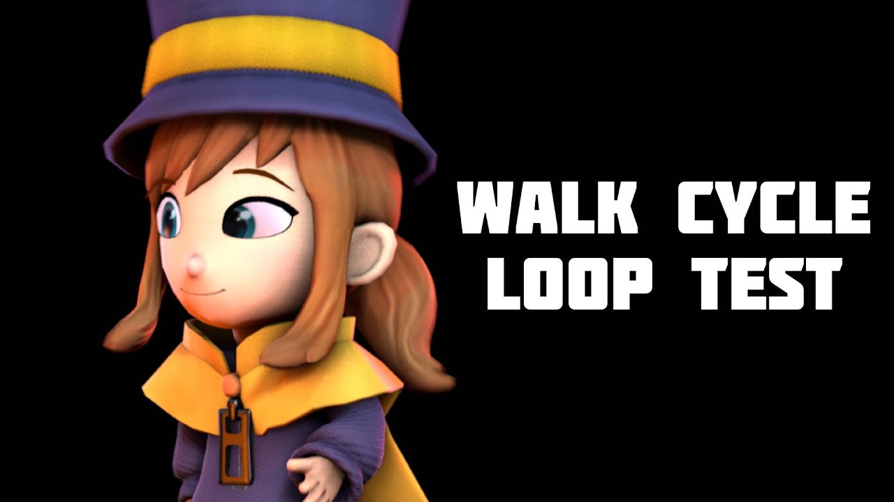 Hat Kid Walk Cycle - Loop Test [SFM] A Hat In Time [4K] - YouTube