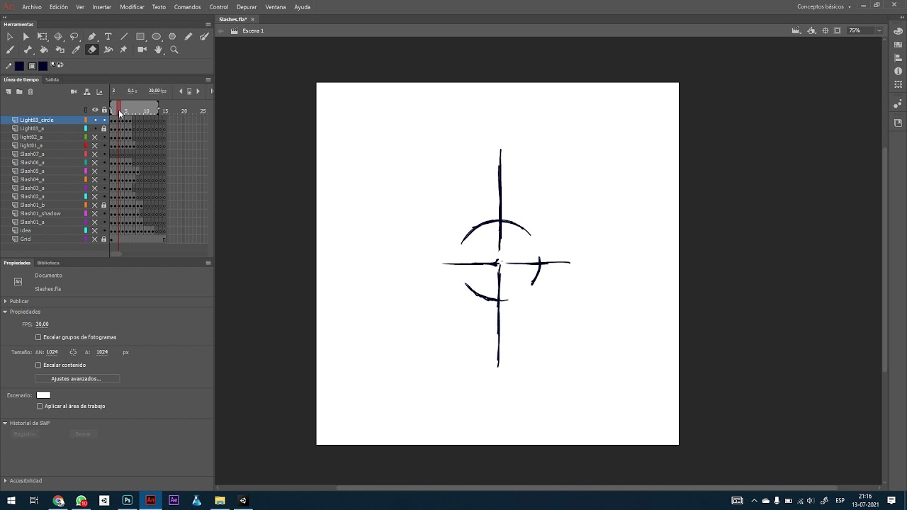 Working on a Slash Idea - Process. - YouTube