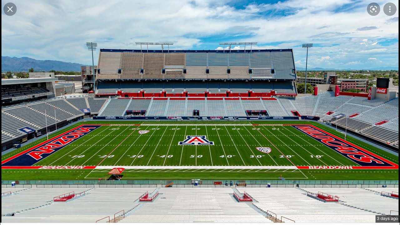 Arizona Wildcats NEW Football Field Reaction - YouTube