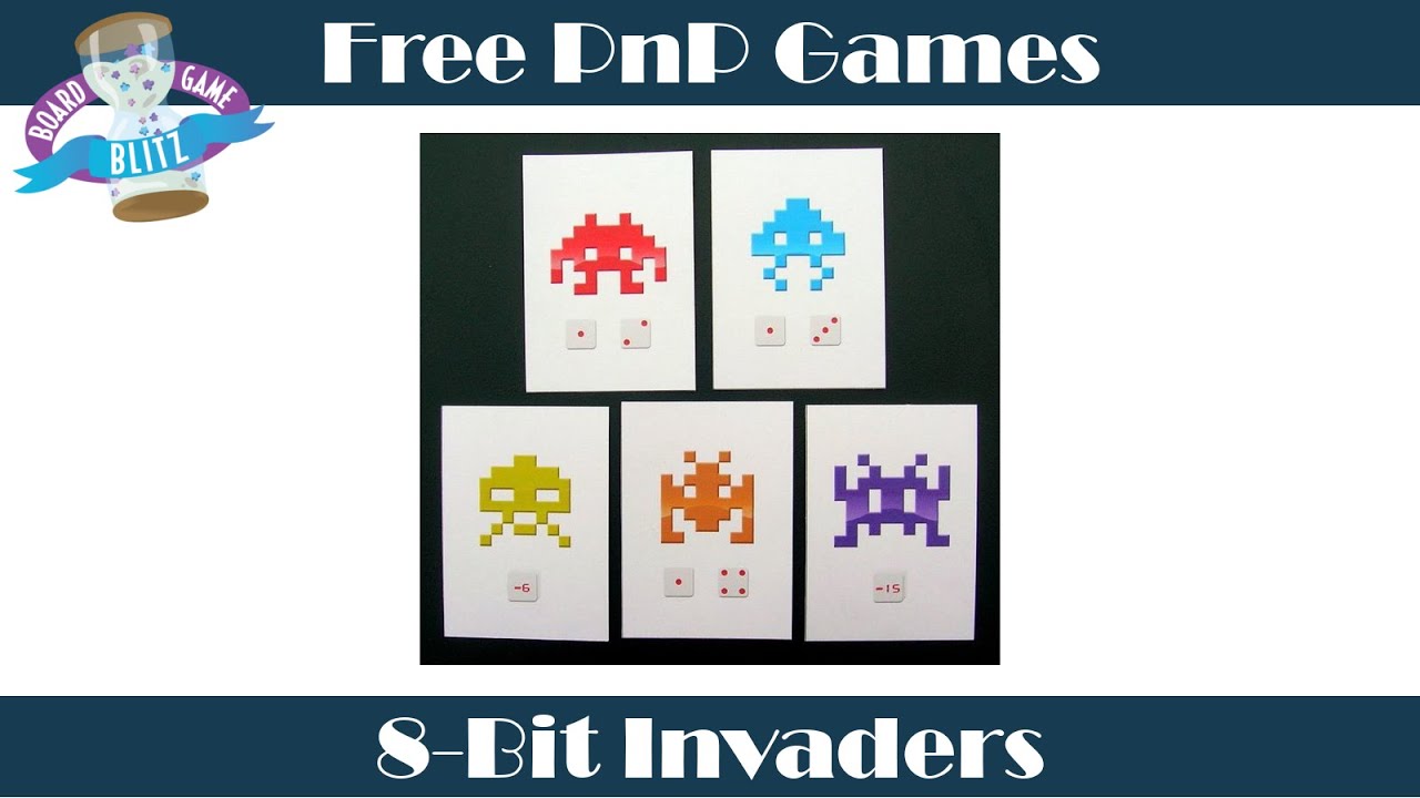 Free PnP Games: 8-Bit Invaders Overview - YouTube