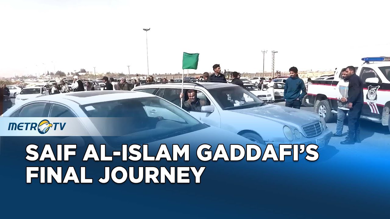 Saif al-Islam Gaddafi’s Body Arrives in Bani Waled for Burial - YouTube