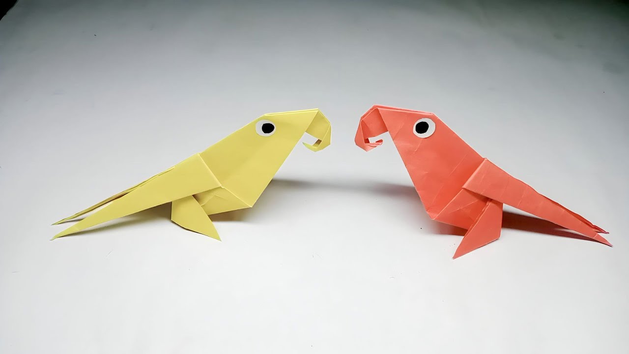 Origami Paper Parrot | How to make paper bird - YouTube