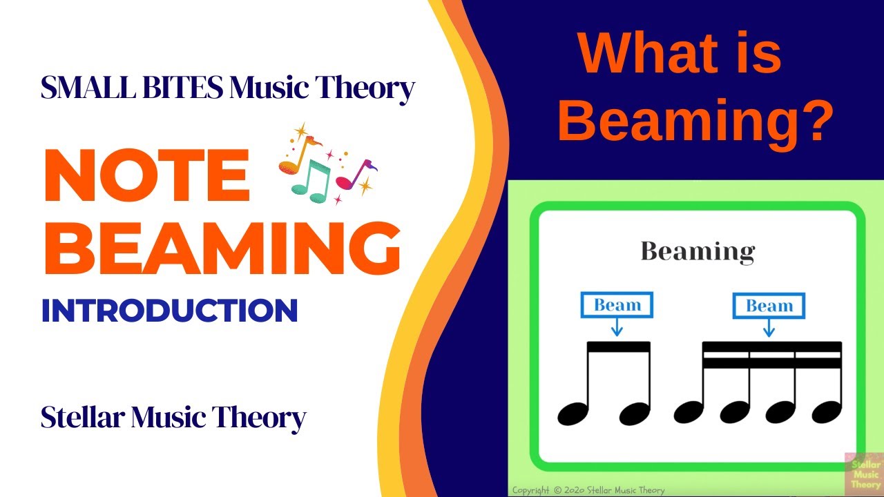 Note Beaming Introduction | Beaming Notes Into Beat | SMALL BITES Music ...