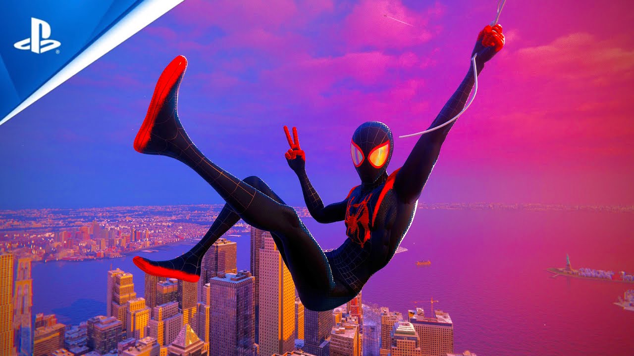 Diving Into the Spider-Verse (Graphics) Gameplay | Spider-Man Miles ...