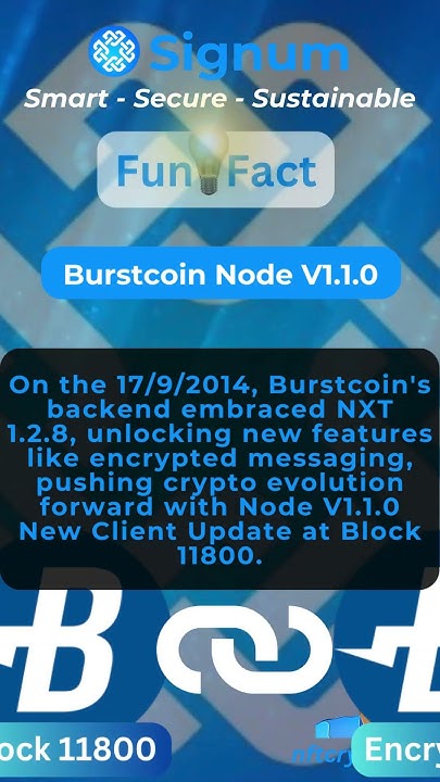 Signum Blockchain "Burstcoin Adopts NXT Features" - YouTube