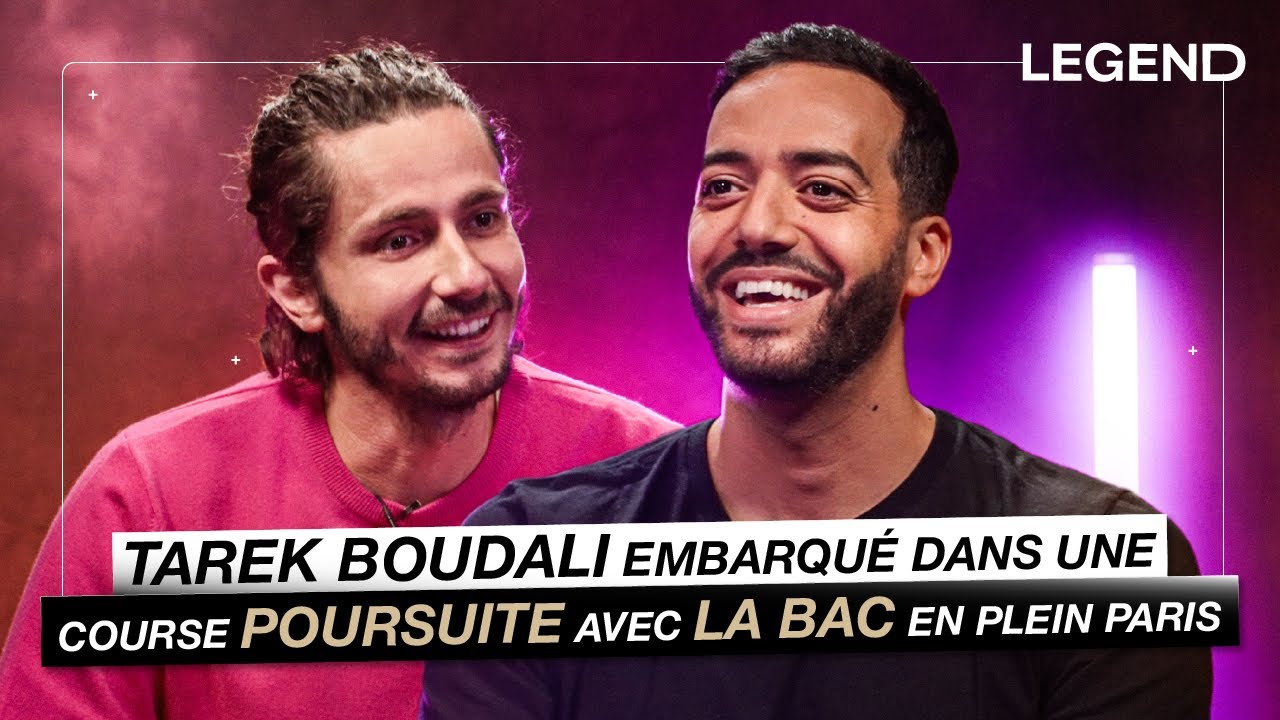 TAREK BOUDALI EMBARQUÉ DANS UNE COURSE POURSUITE AVEC LA BAC EN PLEIN ...