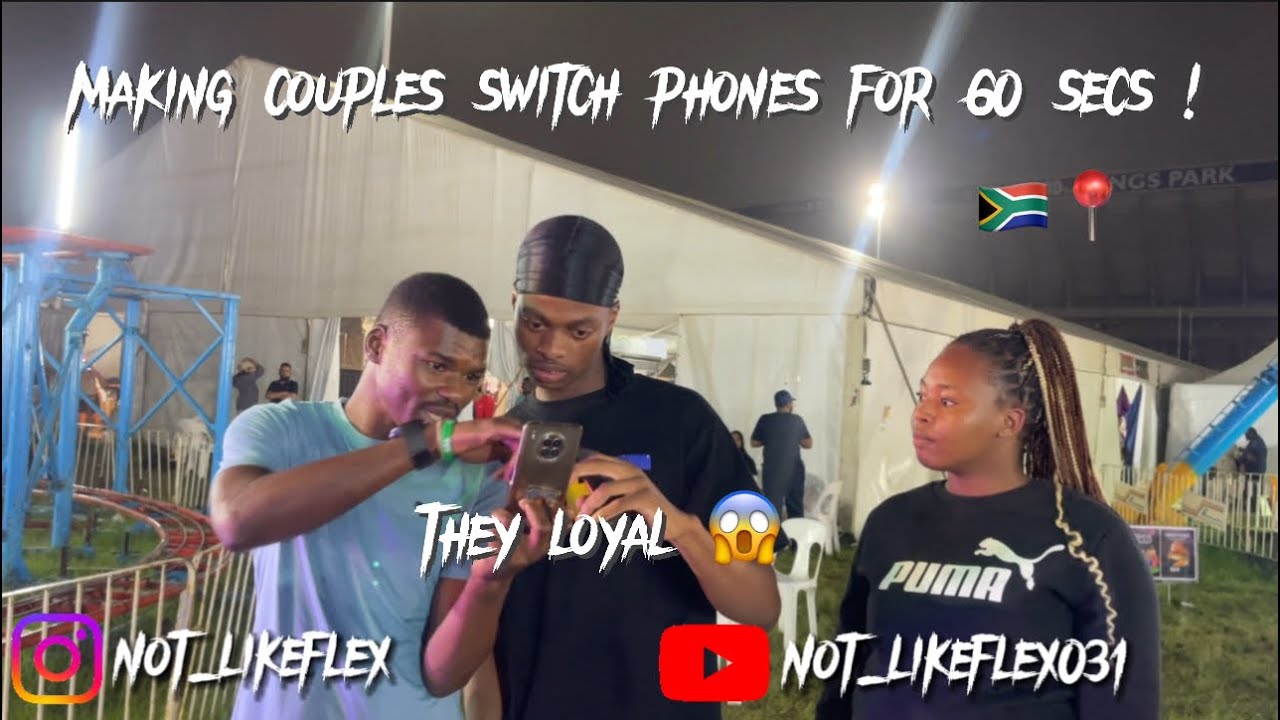Making couples switch phones for 60 secs 🤫 Ep1 - YouTube