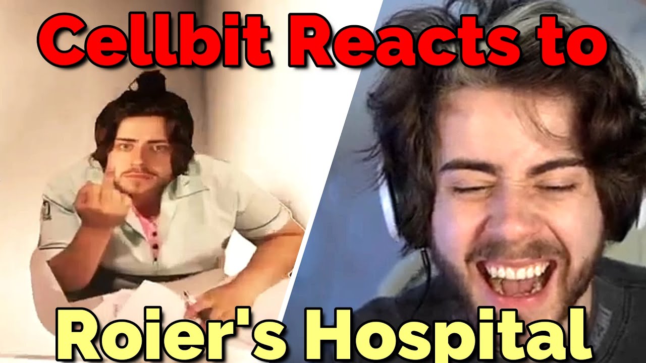 Cellbit Reacts to Roier's Hospital on QSMP Minecraft - YouTube