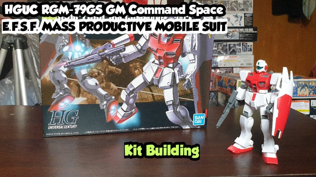 HGUC RGM-79GS GM Command Space [Kit Building] - YouTube