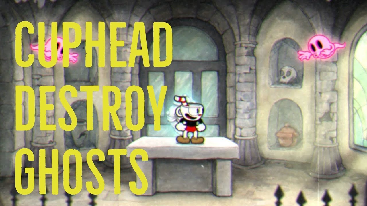 Cuphead - Ghosts!!! Mausoleum level on Cuphead - YouTube