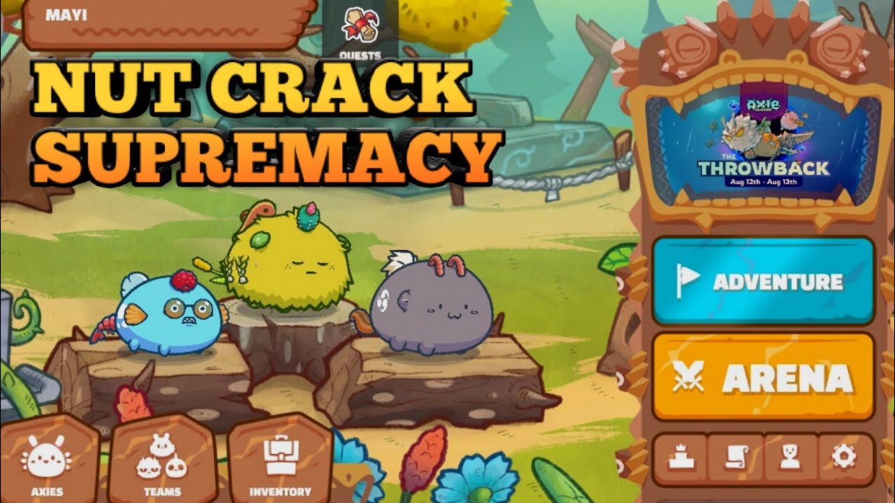 Axie V2 ft. Nut Crack Supremacy | Axie Infinity Classic - YouTube