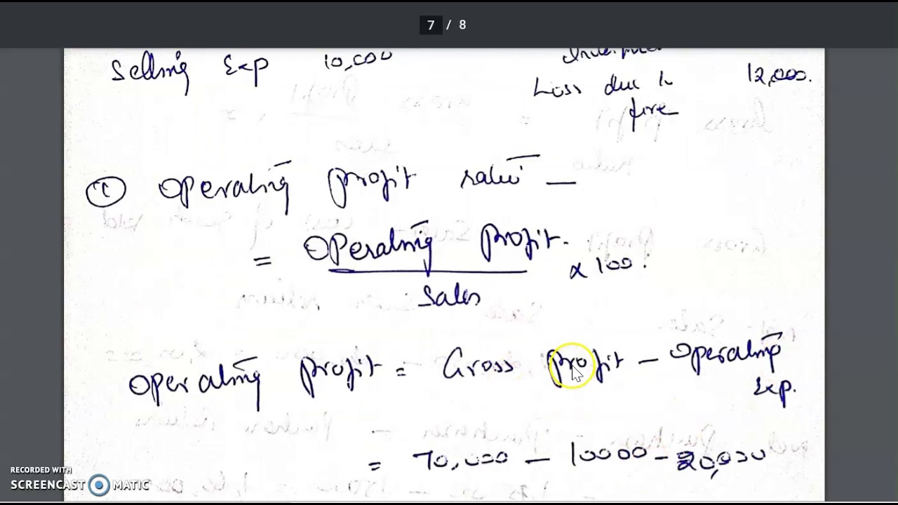 Calculation of GP,OP and NP Ratios - YouTube