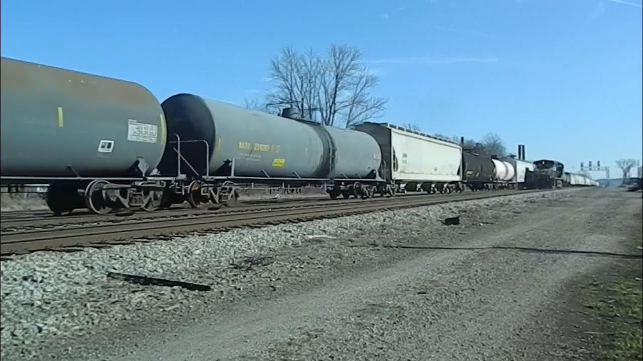 NS 4228 Leads Mixed Freight 2 25 2024 - YouTube