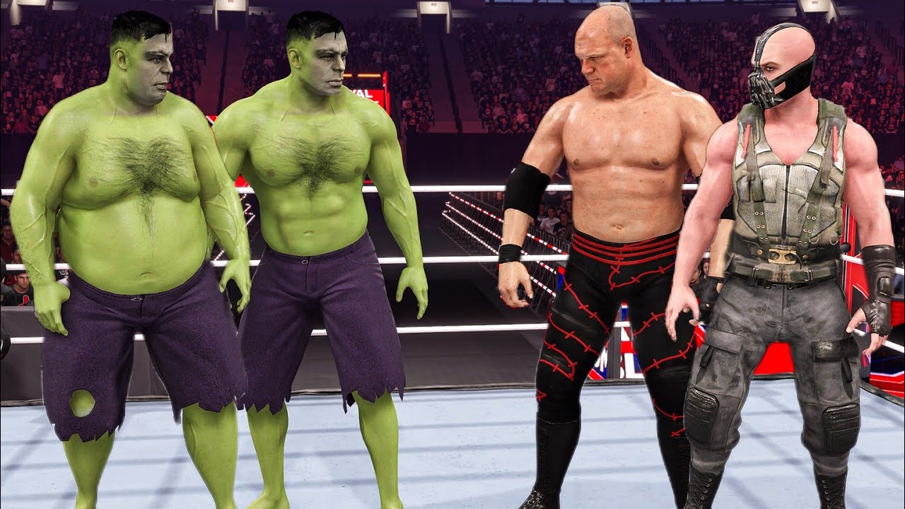 Hulk & Bulk vs Kane & Bane - EPIC BATTLE - YouTube