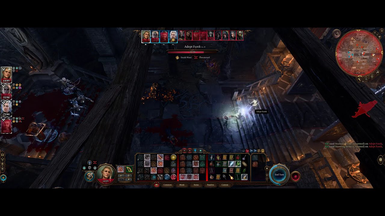 Turn-based swarm mode combat test (Baldur's Gate 3) - YouTube