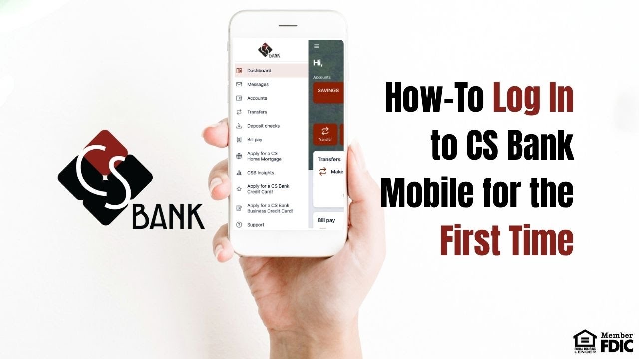 How-To log in to CS Bank Mobile for the first time - YouTube