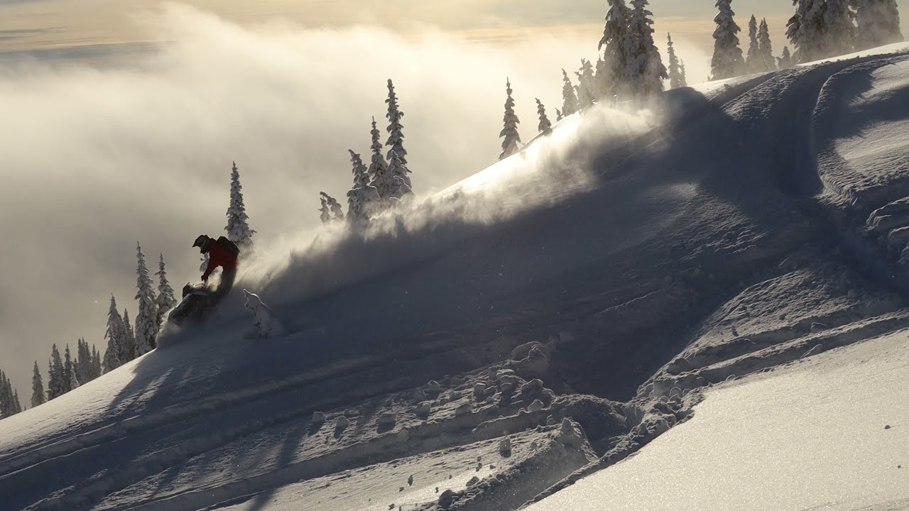 Blue River BC sledding - YouTube