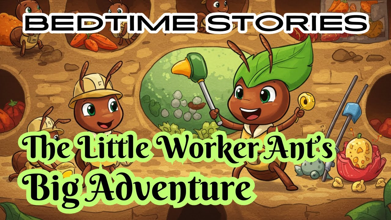 Bedtime story for kids | The Little Worker Ant’s Big Adventure - YouTube