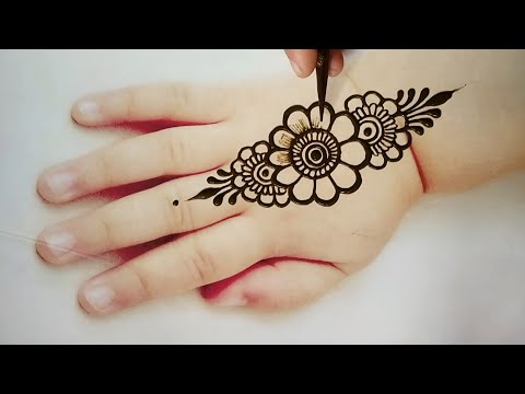 New trending stylish baby girl arabic mehndi designIEasy & Simple Mehndi Design| Kid's MehndiDesign|