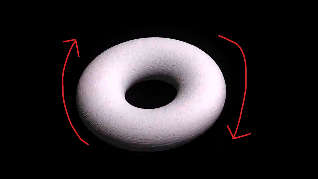 Donut Shaped Planet Breakup Simulation (Rotating) - YouTube