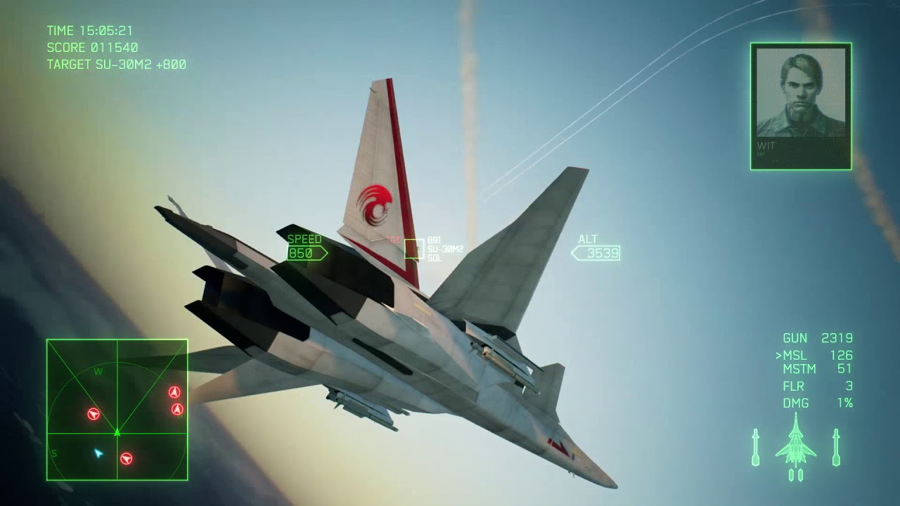 Ace Combat 7: Skies Unknown - XFA-27 with MSTM in Lost Kingdom - YouTube