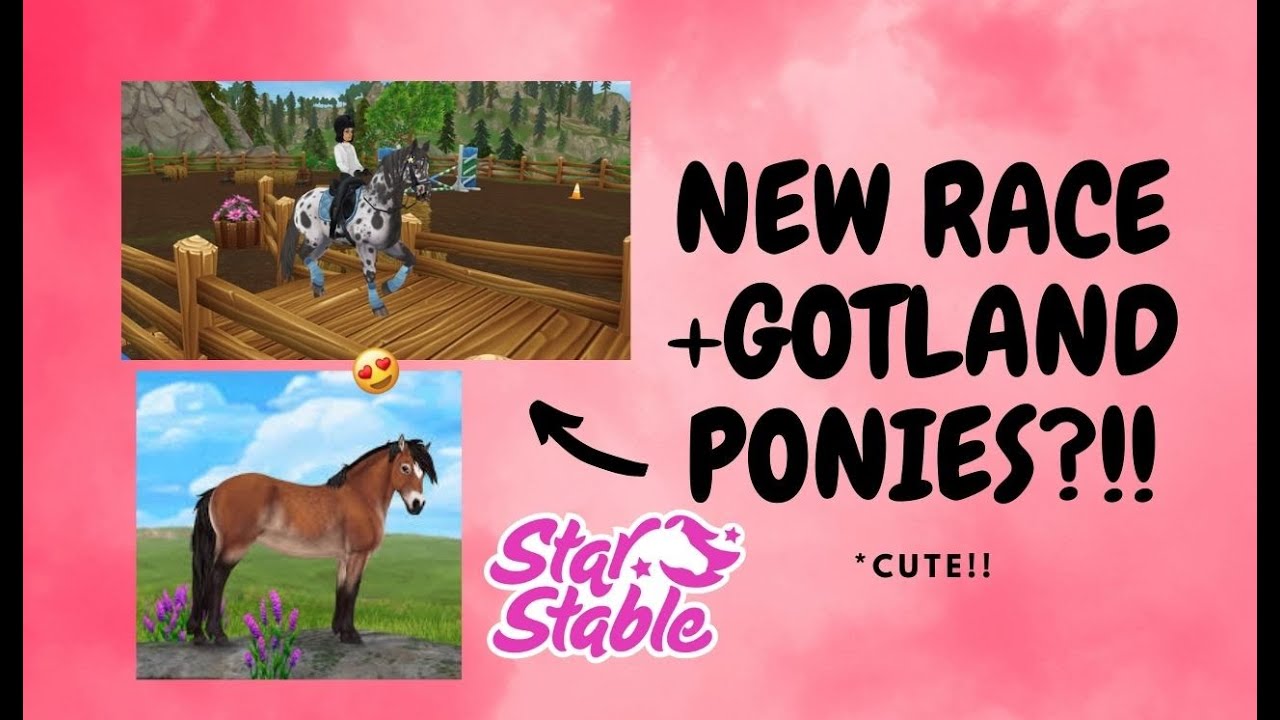 SSO: NEW RACE + GOTLAND PONY ANIMATIONS REVEALED!!! - YouTube