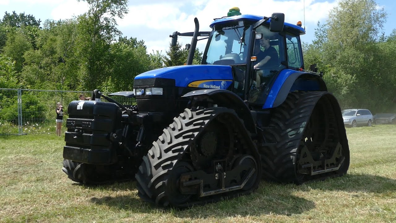 Tractor Pullers on Tracks | New Holland TM155 w/ Saucy Tracks, Case IH ...