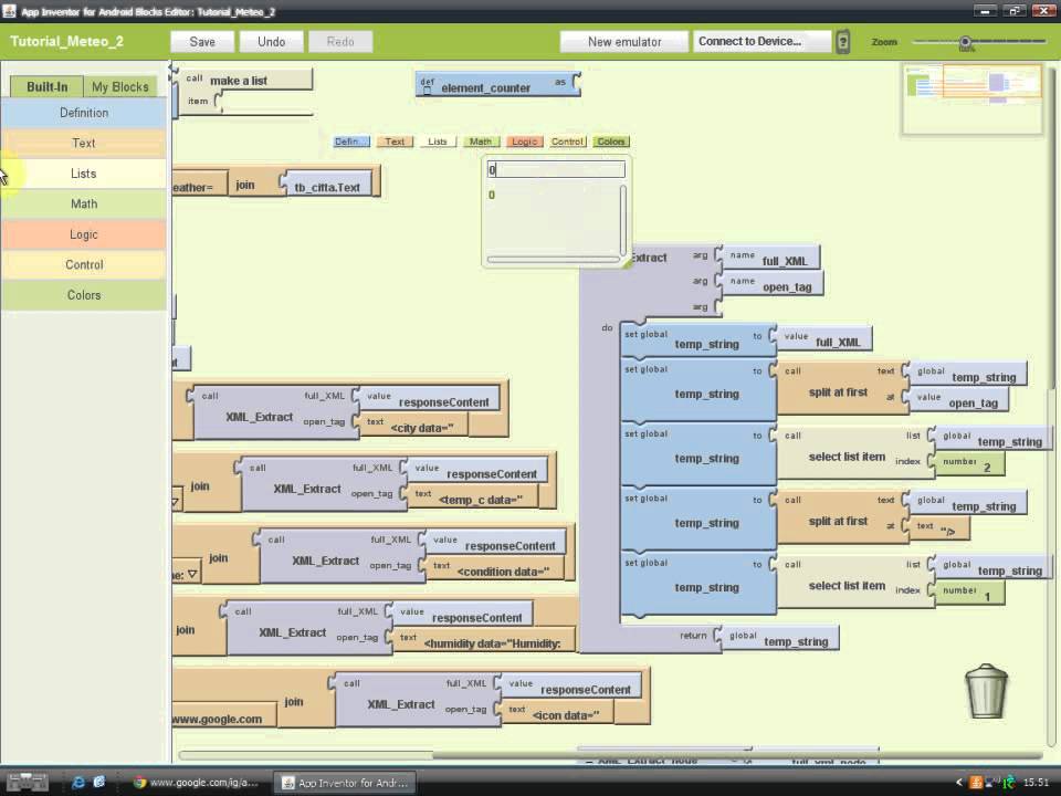 Tutorial - Importare dati da pagina XML con App Inventor (Avanzato ...