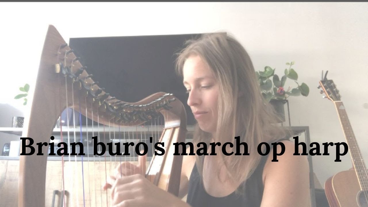 Brian boru's march op harp - YouTube