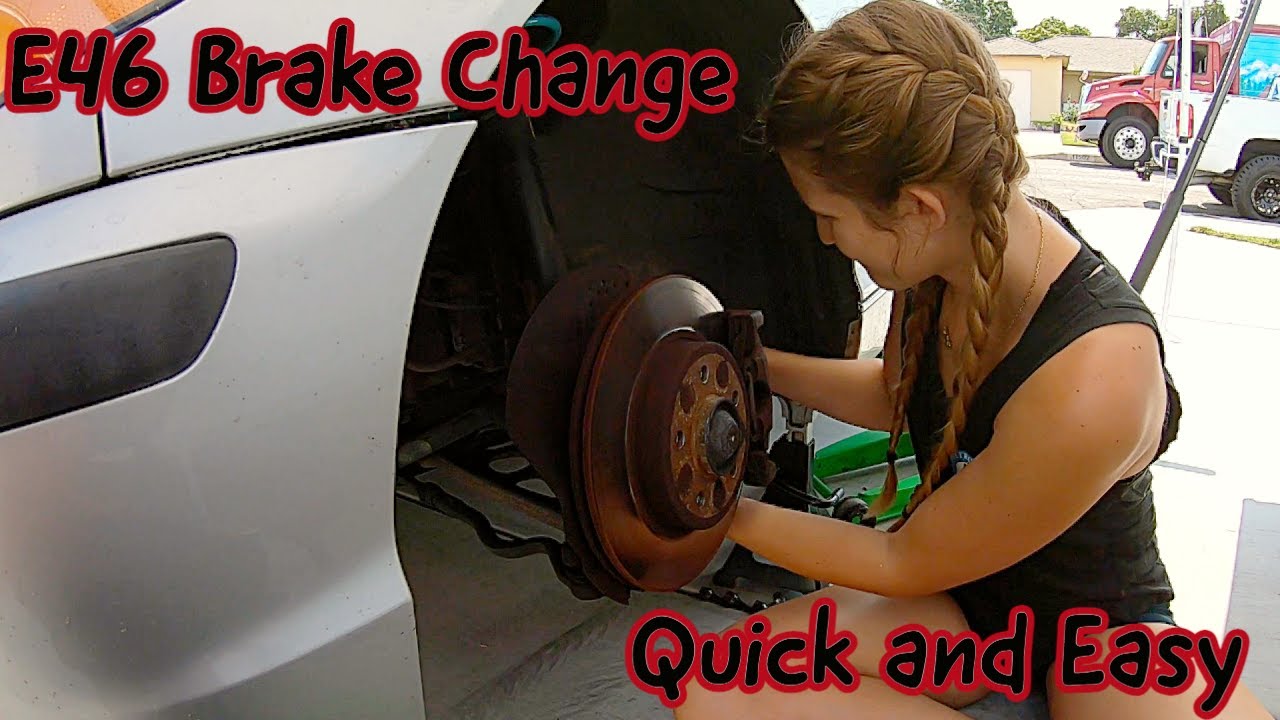 E46 Build Ep. 4 (How to Change E46 Brake Rotors and Pads) - YouTube