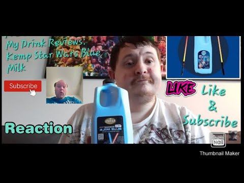 Reaction to My Drink Reviews: Kemp Star Wars Blue Milk - YouTube