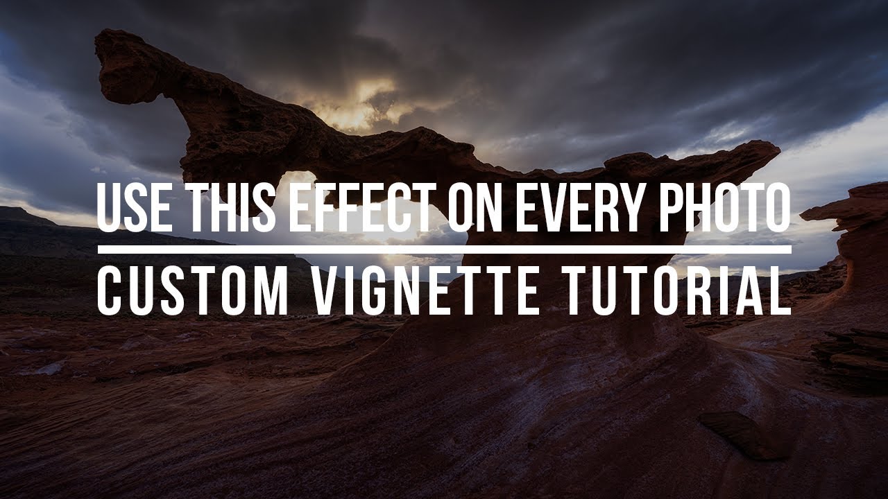 Use This Effect on EVERY Photo! (How to Make a Custom Vignette) - YouTube