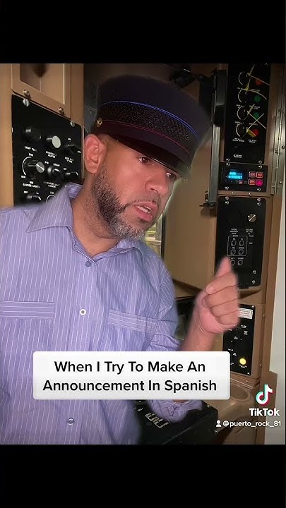 Making Announcements In Spanish Be Like… - YouTube