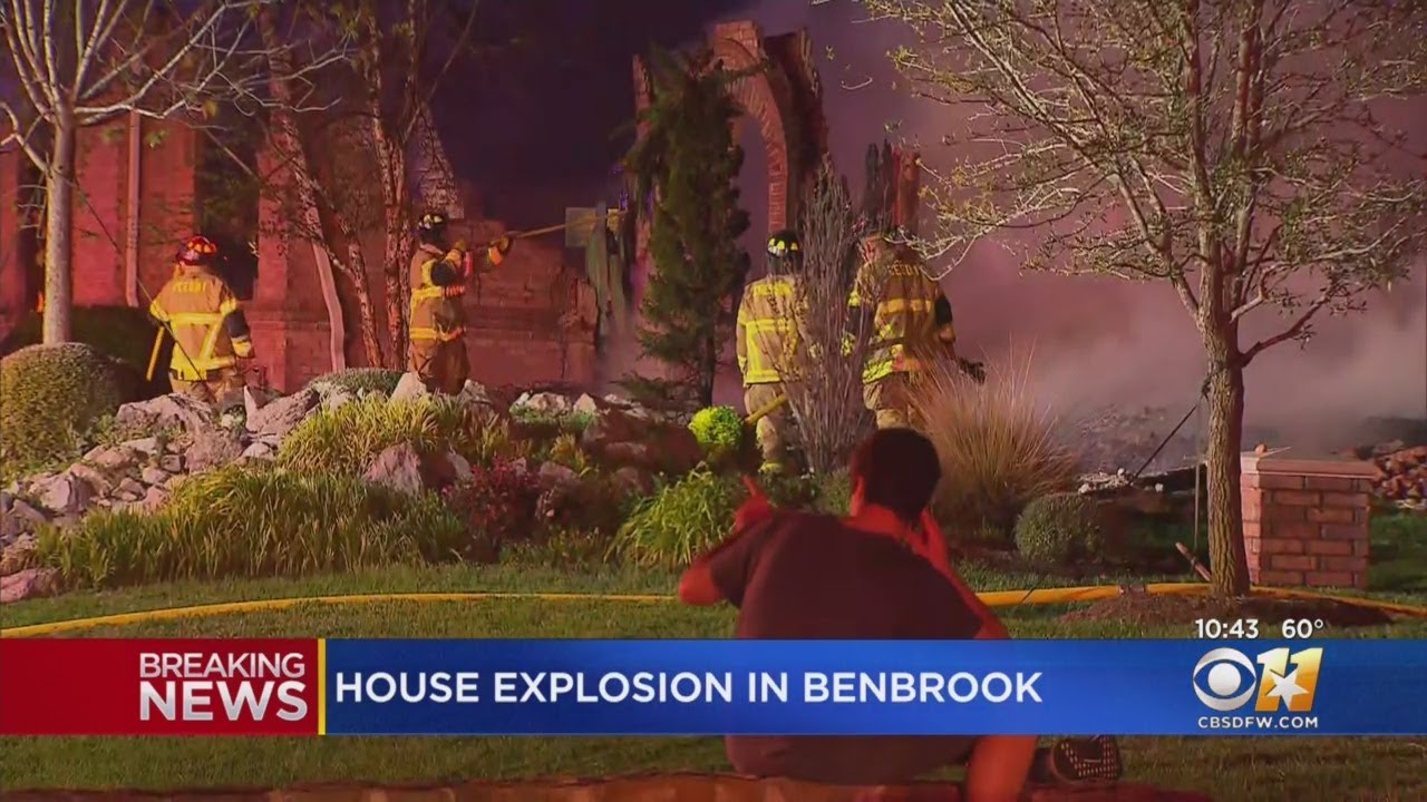 Benbrook Home A Total Loss After Explosion And Fire - YouTube