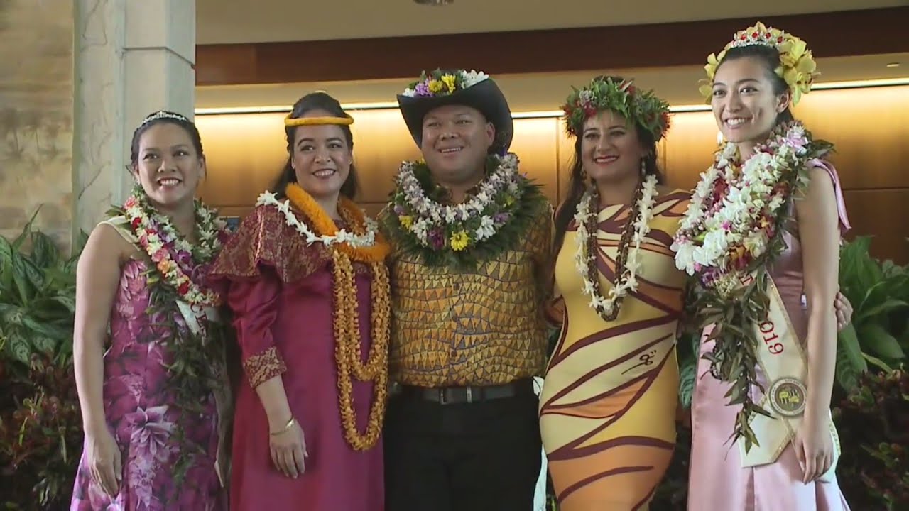 The 92nd Annual Lei Day Court selection - YouTube