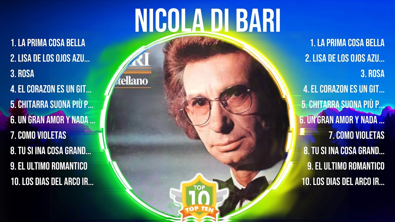Nicola Di Bari 15 Grandes Exitos En Espaol Youtube