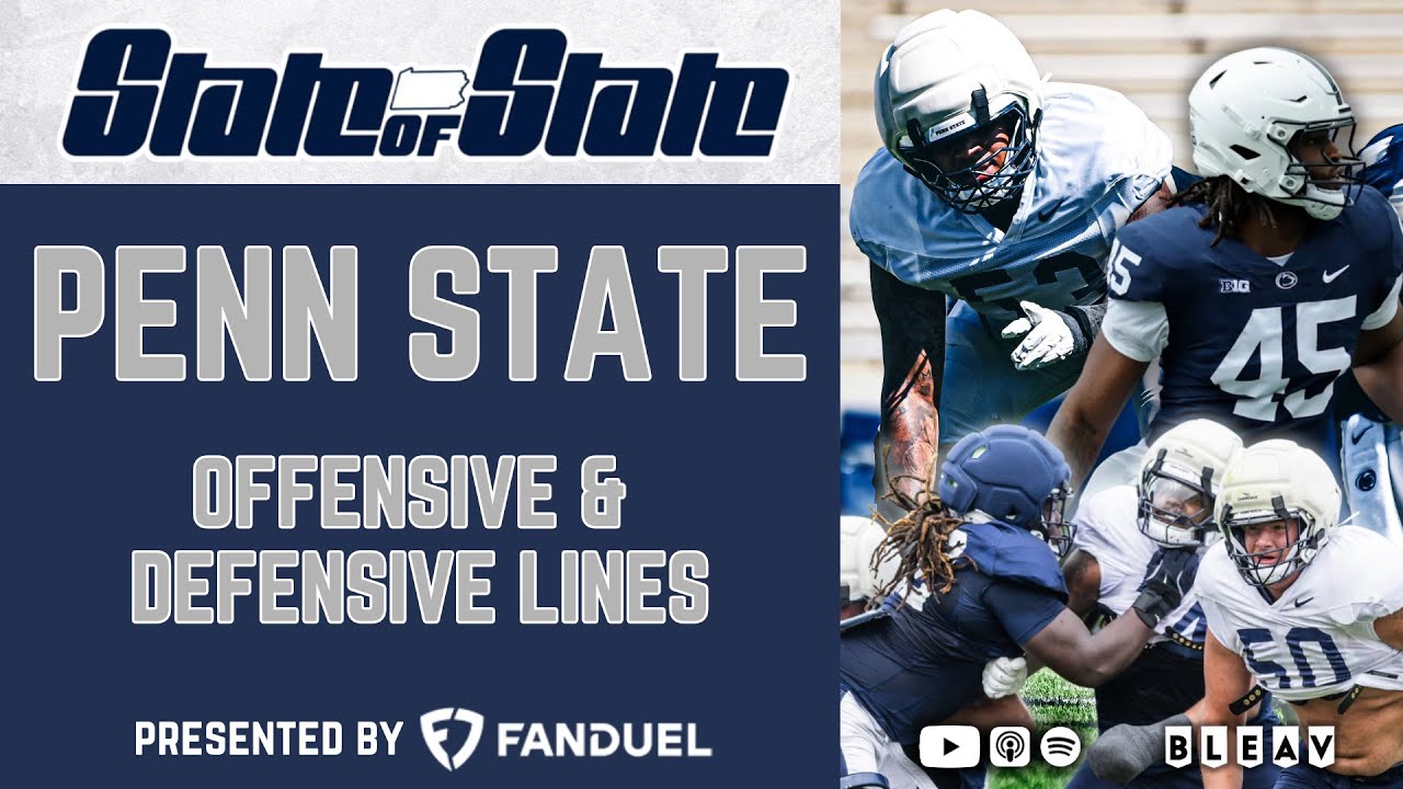 Penn State's Offensive & Defensive Lines - YouTube