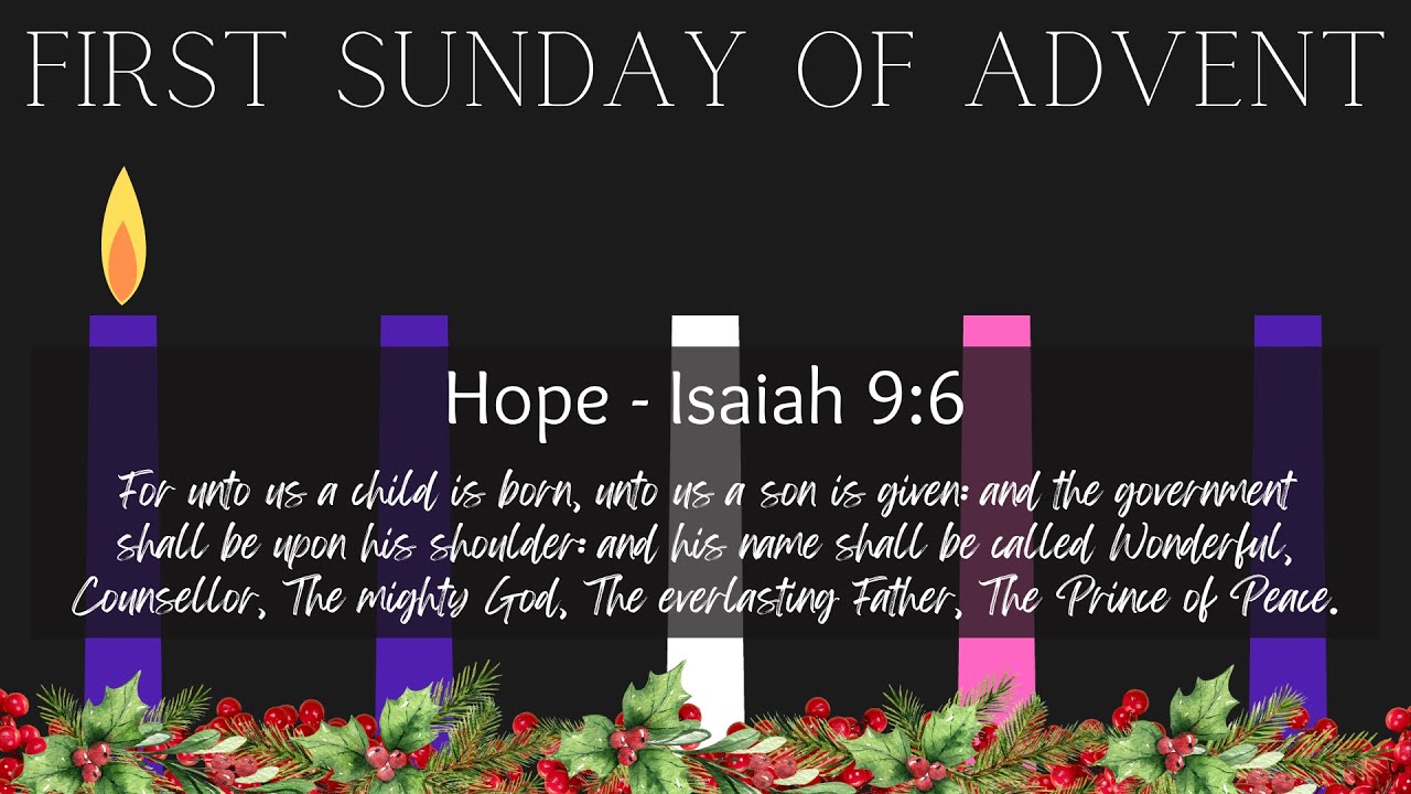 First Sunday of Advent (Sunday Morning Service, 12/3/2023) - YouTube