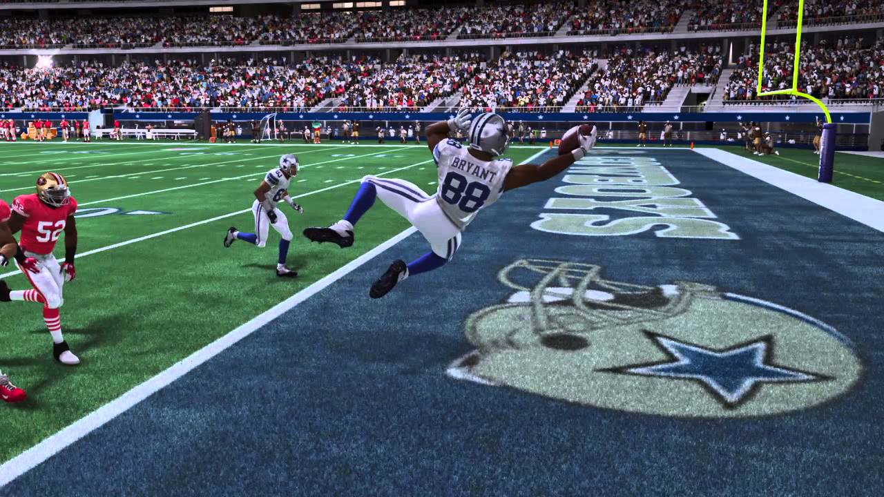 DEZ BRYANT Awsome Touchdown Madden NFL 15 - YouTube