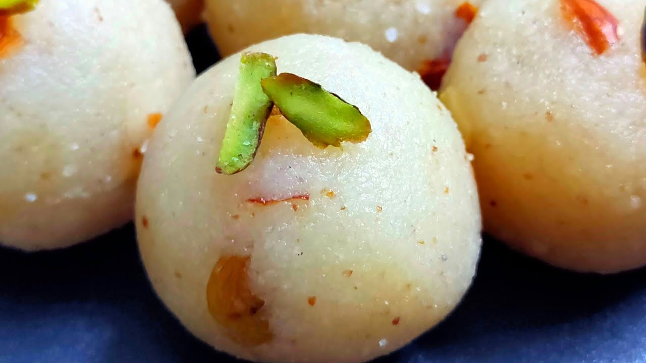 2 lngredients Suji Ladoo Recipe Quick & Tasty Unique Rava Ladoo Recipe ...