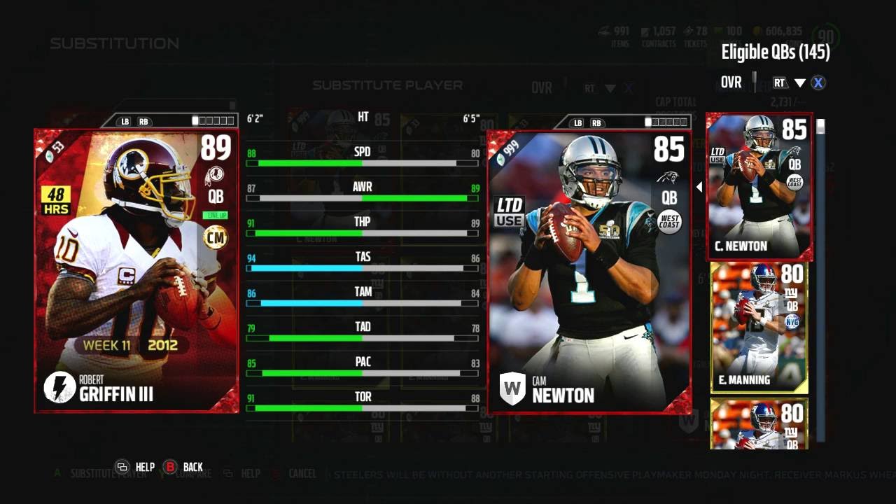 Madden 17 Ultimate Team-6 New Players Added! 2 NEW LEGENDS!New Schemes ...