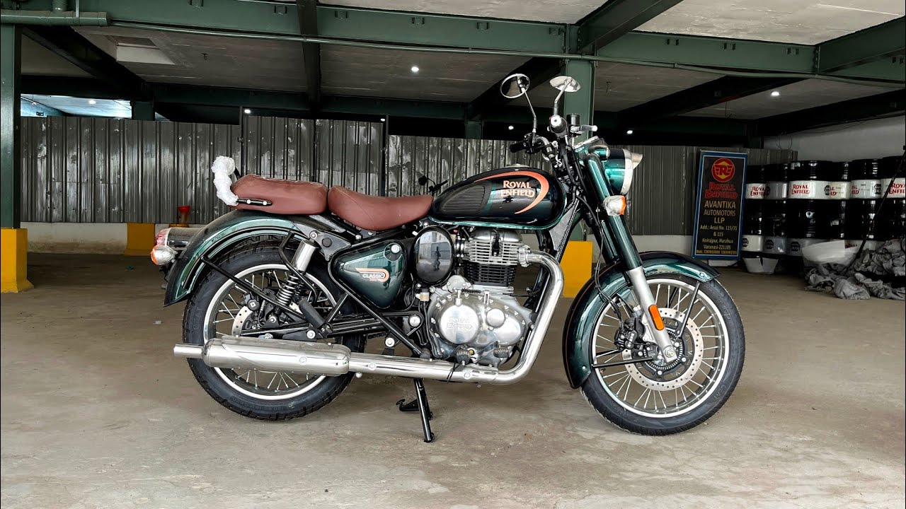 2023 RE Classic 350 Halcyon Green Color Review 🔥⛽E20|OBD2|New Update ...