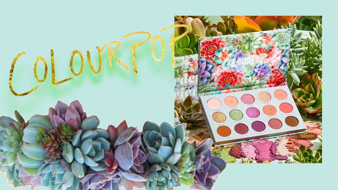 GARDEN VARIETY PALETTE | Colourpop | Full Swatches | 2 Minute Video ...