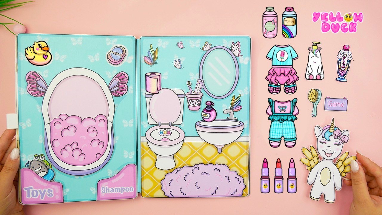 Magical Unicorn House | DIY Paper Craft Tutorial - YouTube